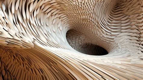 Unveiling The Abstract Symphony Exploring The Essence Of Parametric Art Stock Illustration