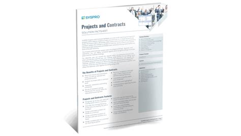 Erp Web Interface Factsheet Syspro Erp Software Syspro Avanti
