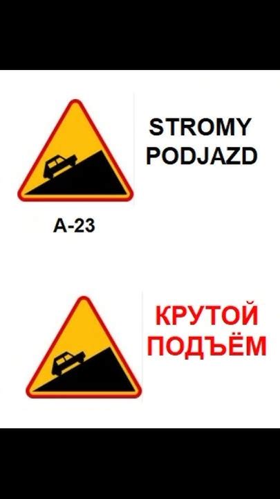 Дорожные знаки в Польше Znaki Drogowe W Polsce Дорожні знаки Польщі Youtube