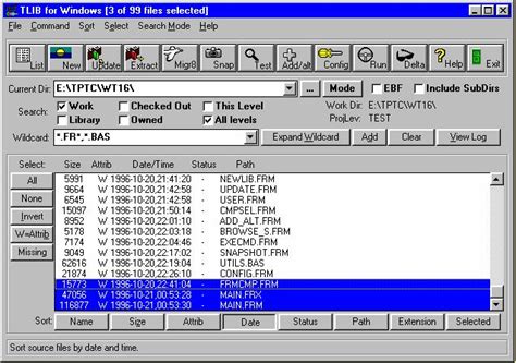 Old Site Burton Systems Softwares Tlib Version Control For Windows Modes