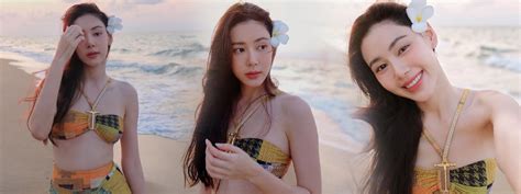 ตูน พิมพ์ปวีณ์ เปิดโหมดเซ็กซี่ นุ่งทูพีซ เดินสวย ๆ ริมหาด