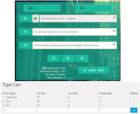 Web Booking Widget Taxi Hub Dispatch Software Support