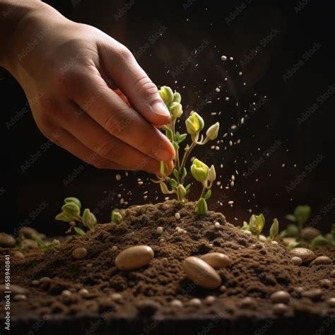 Protecting The Environment By Planting Plants And Trees Is A Concept To Prevent Global Warming