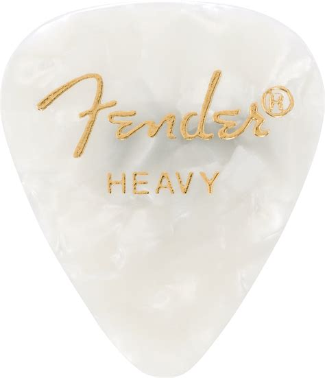 Fender Premium Celluloid Picks 351 Shape 12 Pack Thickness Heavy