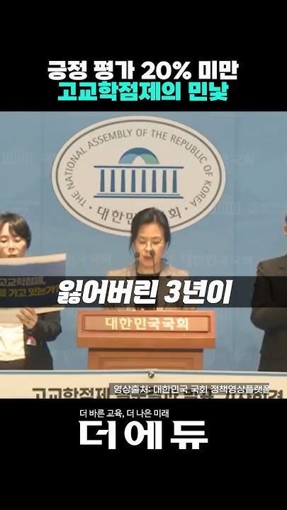 긍정 평가 20 미만 고교학점제의 민낯 Youtube