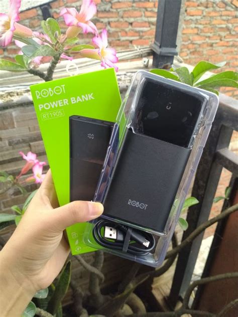 Robot Power Bank Rt190s Powerbank 10000mah With Led Dual Input And