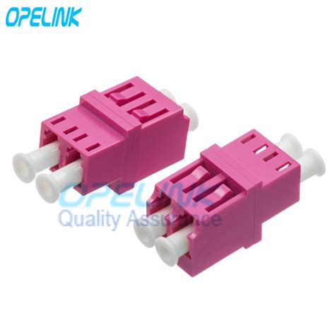Lc Duplex Multimode Fiber Optic Adapter Fiber Optic Adapter And Fiber
