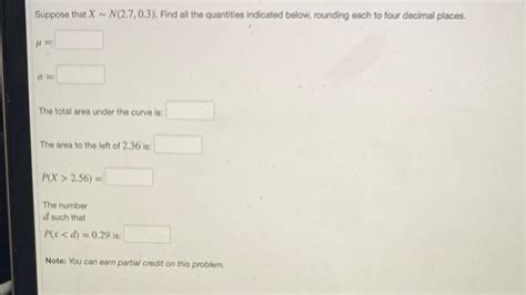 Solved Suppose That XN 2 7 0 3 Find All The Quantites Chegg Com