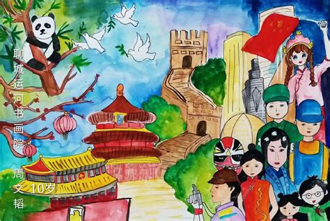 爱国儿童画 堆糖，美图壁纸兴趣社区