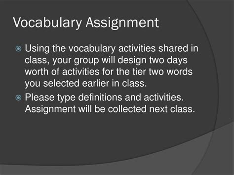 Ppt Vocabulary Powerpoint Presentation Free Download Id1846900