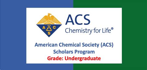 American Chemical Society Acs Scholars Program 2023