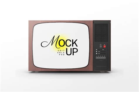 레트로 Tv 이랑 템플릿 Psd 디자인 프리미엄 Psd 파일