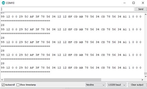 Transfering Struct From Esp To Arduino Over Serial Programming