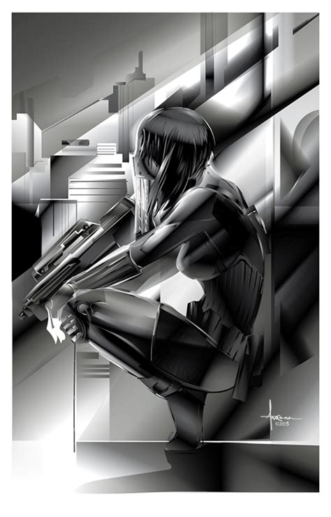 GHOST In The SHELL Vector Tribute On Behance