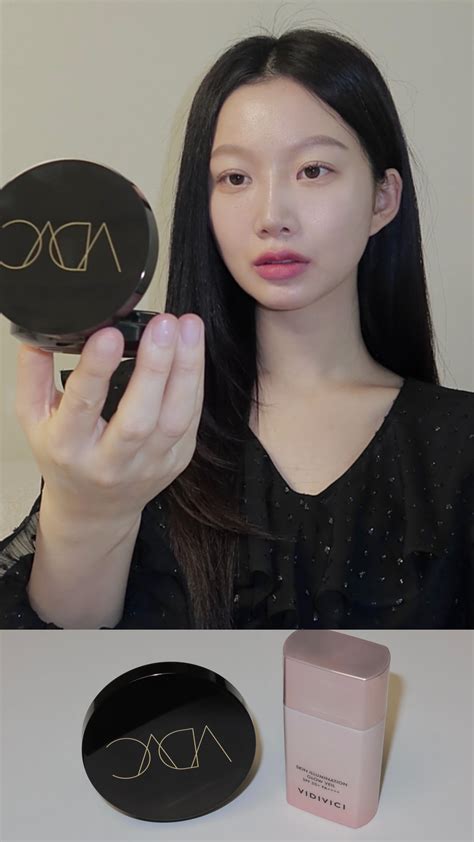 패션 뷰티모델 아진 광고 은은하게 빛나는 피부 표현을 완성해 줄 비디비치 제품들 소개해드려요🤍 정말 이건 꿀조합인데요