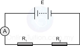 Finding Current In A Series Circuit SPM Physics