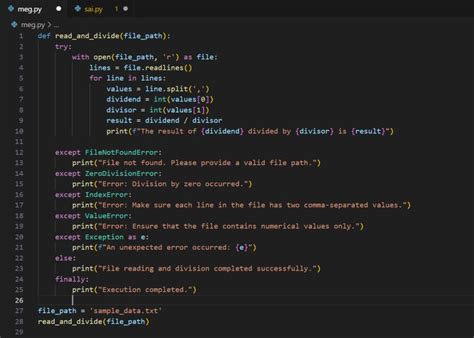 100daysofcodingchallenge Day52 Multiple Except Blocks In Python Sai