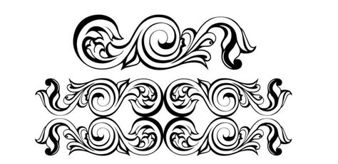 Scroll Pattern Vector Art Icons And Graphics For Free Download