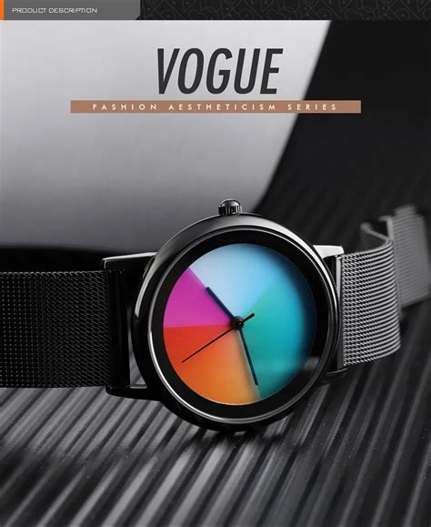 Модные радужные наручные часы креативный дизайн женские кварцевые часы водонепроницаемые