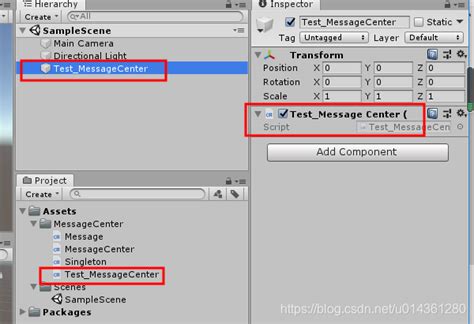 Unity 工具类 之 简单的消息机制 Messagecenter 实现ndmessage Csdn博客