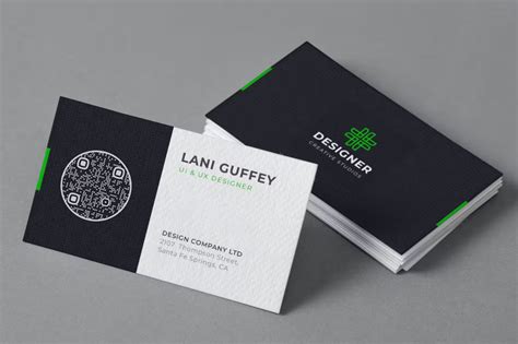 Qr Card With Personal Example 34 Best Qr Code Business Card Identity