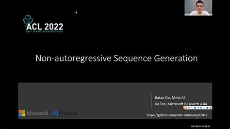 Underline Non Autoregressive Sequence Generation Part 1