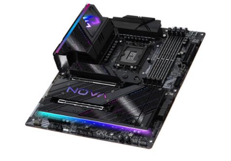 华擎 Z790 Nova Wifi “幻影新星”高端主板，背板也带rgb、支持wifi 7、6路m2 Ssd 扩展 发烧友