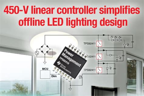 V Linear Controller Simplifies Offline LED Lighting