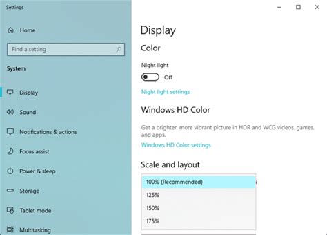 Промените резолуцију екрана и повећајте текст и иконе у оперативном систему Виндовс 10