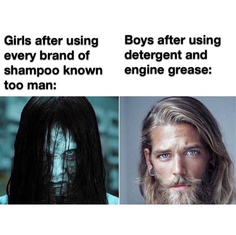 Womens Shampoo Vs Mens Meme At Brian Randell Blog