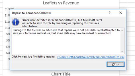 excel 2016 can t save worksheet with histogram chart microsoft community
