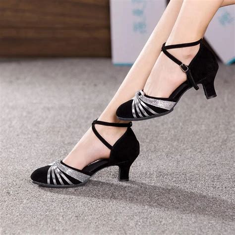 Ballroom Low Heel Dance Shoes Luxalzxs Women And Girls Latin Dance Shoes