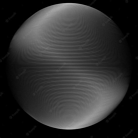 premium vector lines in sphere form vector technology sphere logo