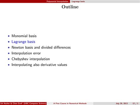 2 Polynomial Interpolation Ppt