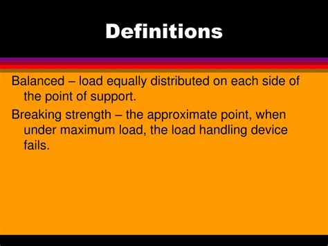 PPT Safe Rigging Practices PowerPoint Presentation Free Download ID