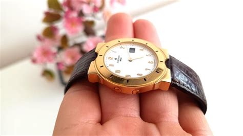 Rare Vintage Mens Junghans Mega Rc 025720000 Gold Gem