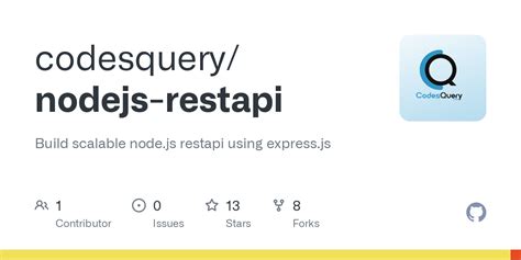 Github Codesquerynodejs Restapi Build Scalable Nodejs Restapi