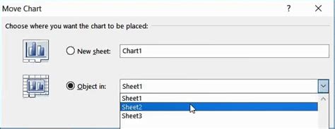 How To Move A Chart To A New Sheet In Excel