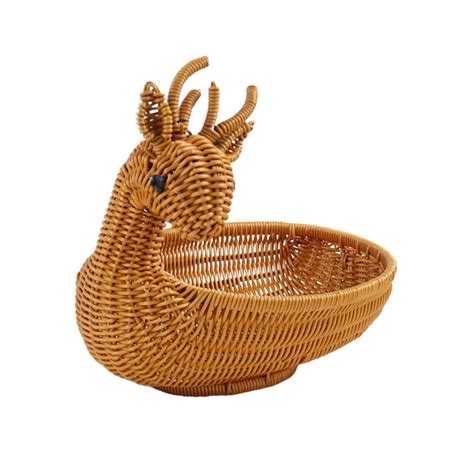 Harlier Bread Baskets For Serving Creative Rattan Wicker Baskets