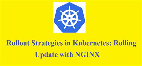 Chap 23 Rollout Strategies In Kubernetes Rolling Update With Nginx