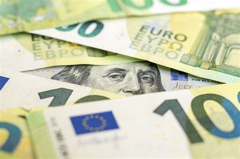 Euro And Dollar Notes Euro Against Dollar A Closer Look Of The