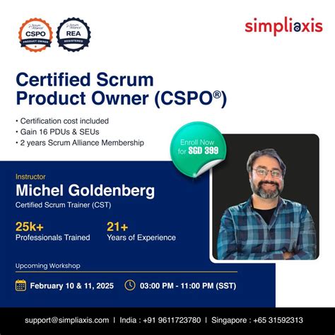 Cspo Scrum Agile Productowner Productmanagement Training… Simpliaxis
