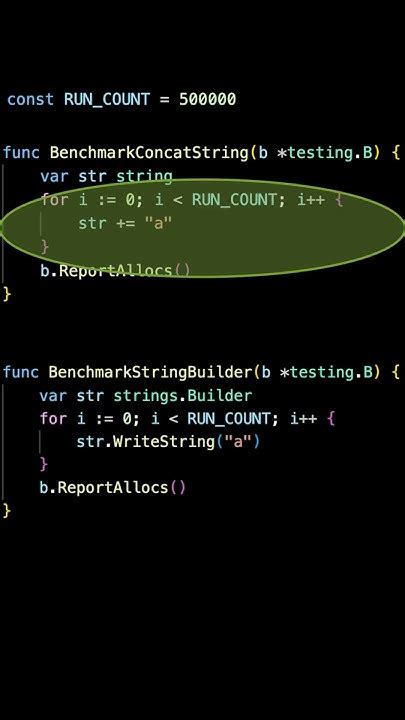 Should I Use Stringsbuilder Or Concatenate Strings In Go Theres A Clear Winner Golang Youtube