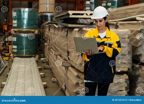Female Engineer Or Factory Inspector Conduct Safety Inspection Exemplifying Stock Photo Image