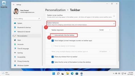 How To Auto Hide Taskbar On Windows 11 Windowstip