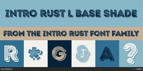 Intro Rust Line Font Fontspring