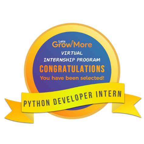 let sgrowmore python internship a journey through 5 code adventures