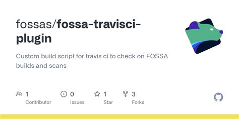 Github Fossasfossa Travisci Plugin Custom Build Script For Travis