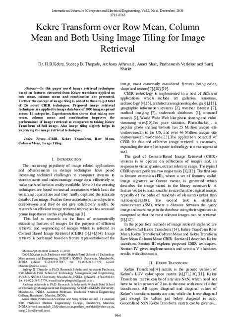 Pdf Crossover For Color Based Cbir According To Tiling Done In A Cbir Technique Precision