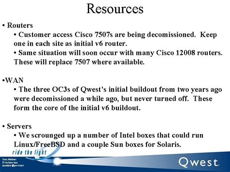 Building An IPv Test Network Sean Mentzer